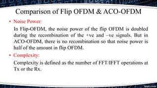 Concept of Flip OFDM and its applications | PPTX