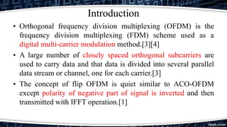 Concept of Flip OFDM and its applications | PPT