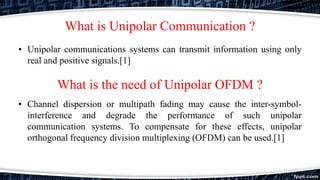 Concept of Flip OFDM and its applications | PPTX