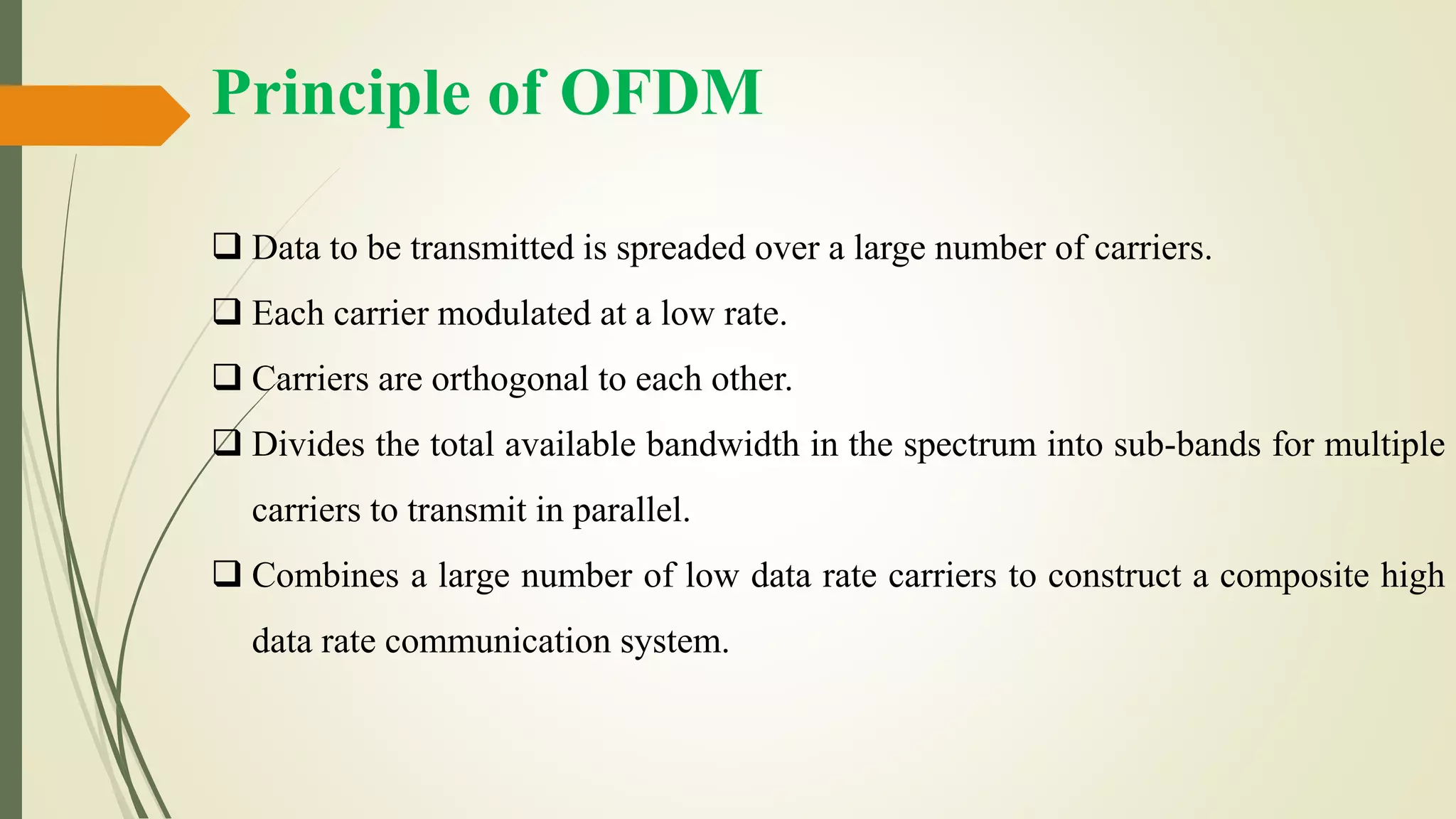 orthogonal frequency division multiplexing(OFDM) | PPTX
