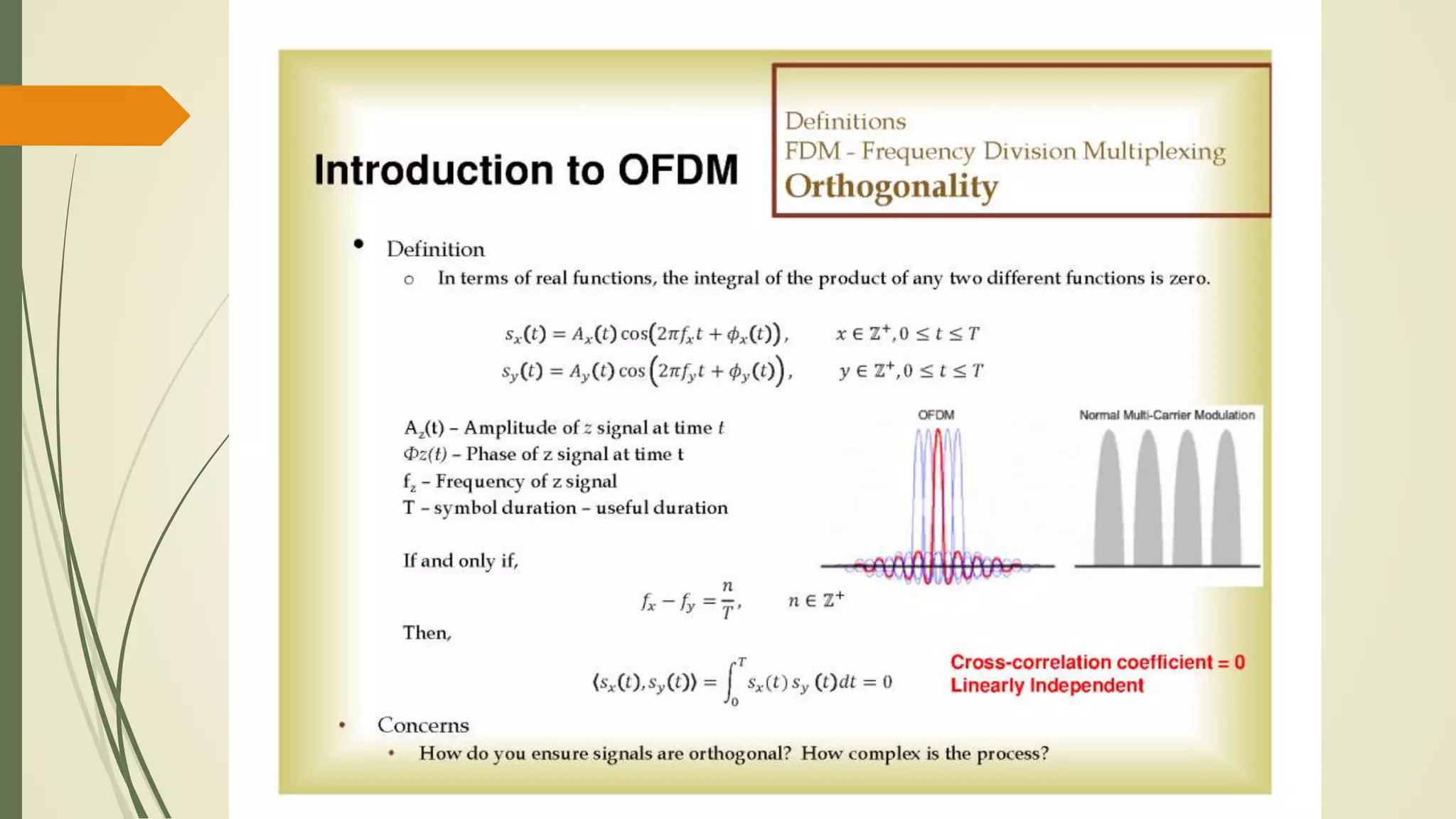 orthogonal frequency division multiplexing(OFDM) | PPTX