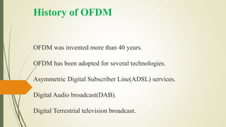 orthogonal frequency division multiplexing(OFDM) | PPTX