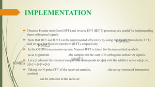 orthogonal frequency division multiplexing(OFDM) | PPTX
