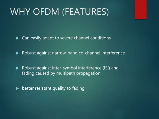OFDM (Orthogonal Frequency Division Multiplexing) | PPT