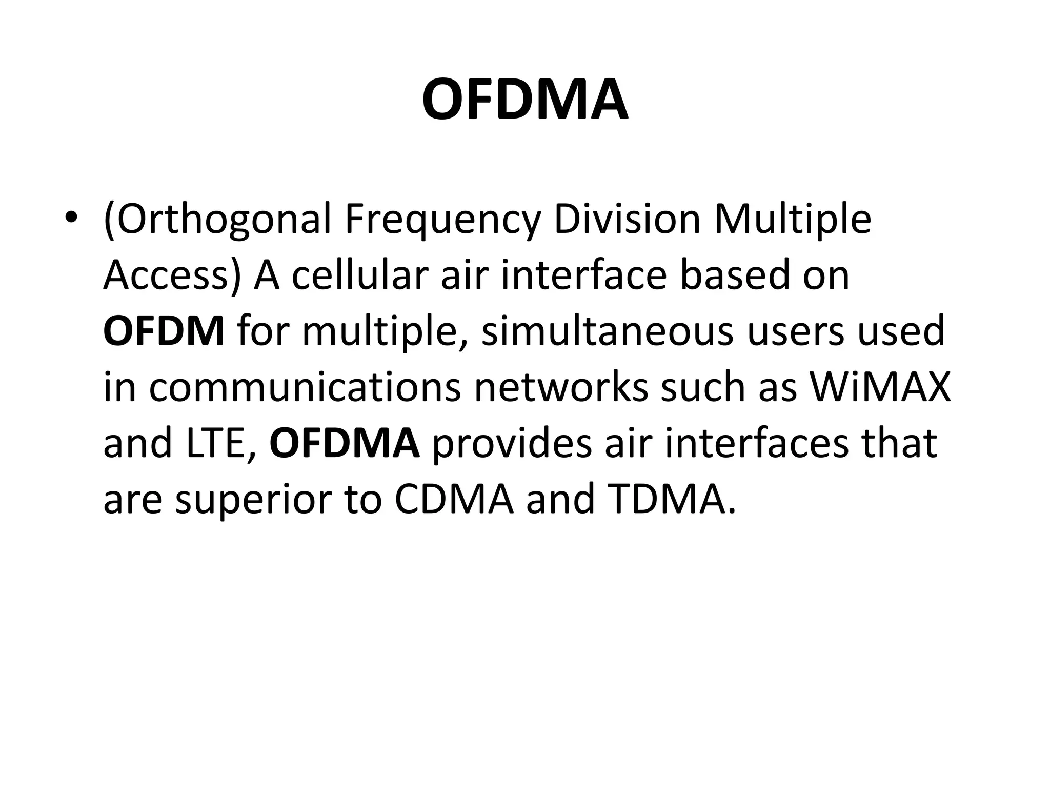 OFDMA | PPTX