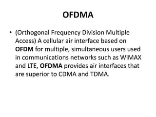OFDMA | PPTX