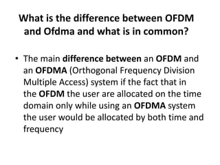 OFDMA | PPTX