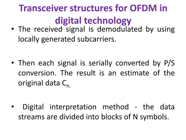 Ofdm | PDF | Computer Networking | Computing