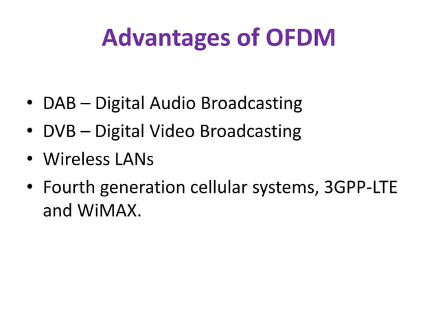 Ofdm | PDF | Computer Networking | Computing