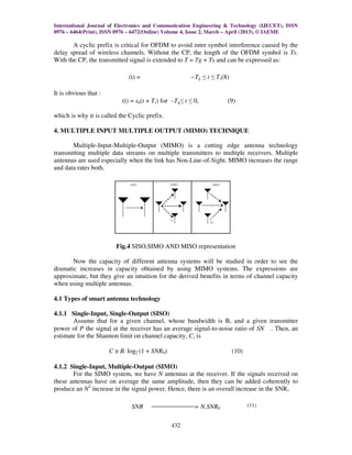 Ofdm mimo and v-blast algorithm-key to high speed wireless communication | PDF | Computer ...