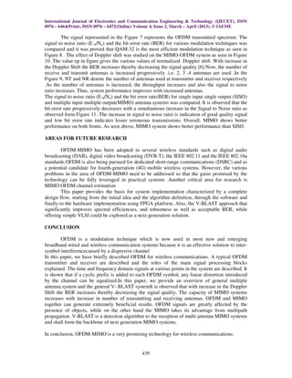Ofdm mimo and v-blast algorithm-key to high speed wireless communication | PDF