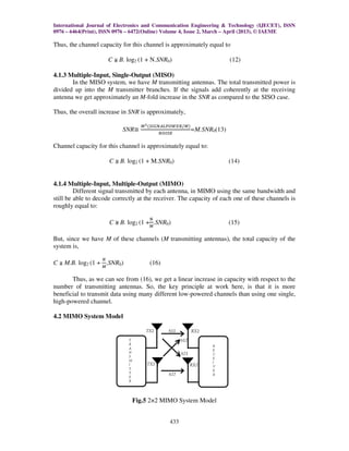 Ofdm mimo and v-blast algorithm-key to high speed wireless communication | PDF
