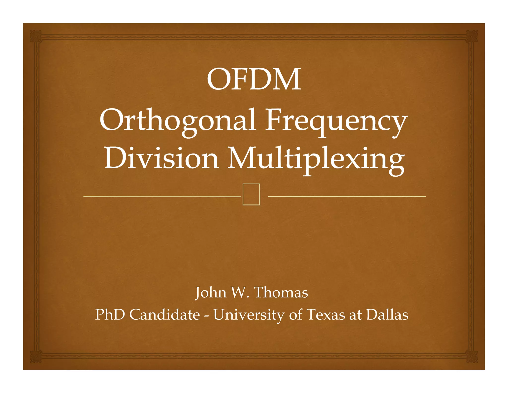 Introduction to OFDM | PDF