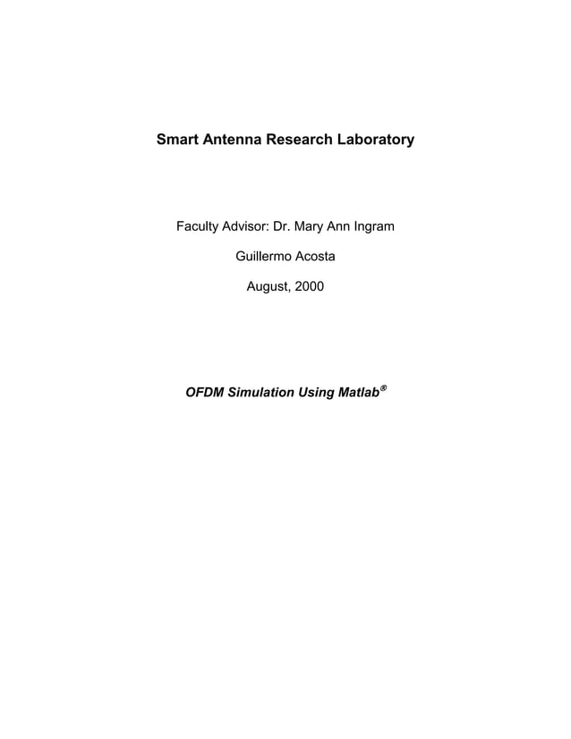 Ofdm sim-matlab-code-tutorial web for EE students | PDF | Digital Audio ...