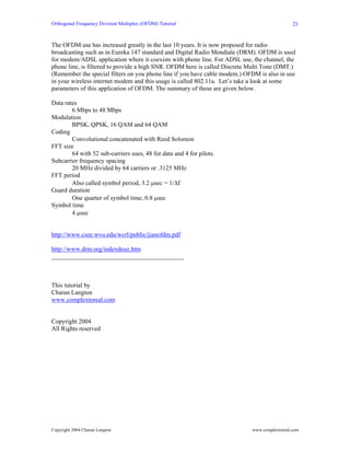 Ofdm tutorial | PDF