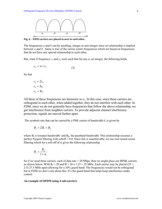 Ofdm tutorial | PDF