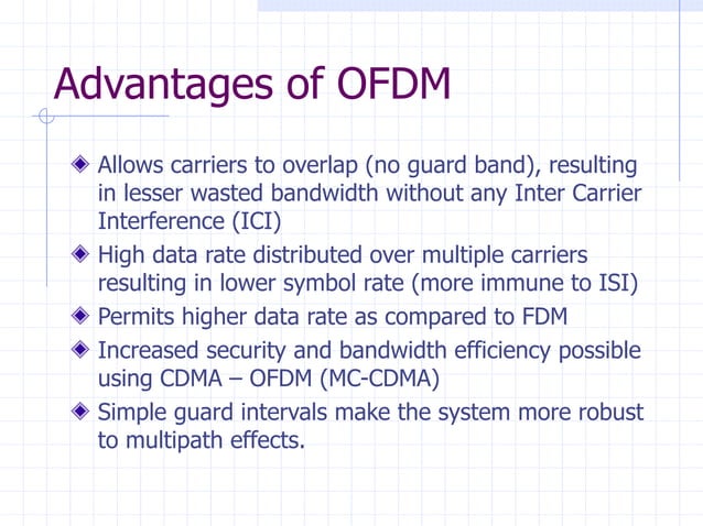 OFDM and MC-CDMA An Implementation using MATLAB.ppt