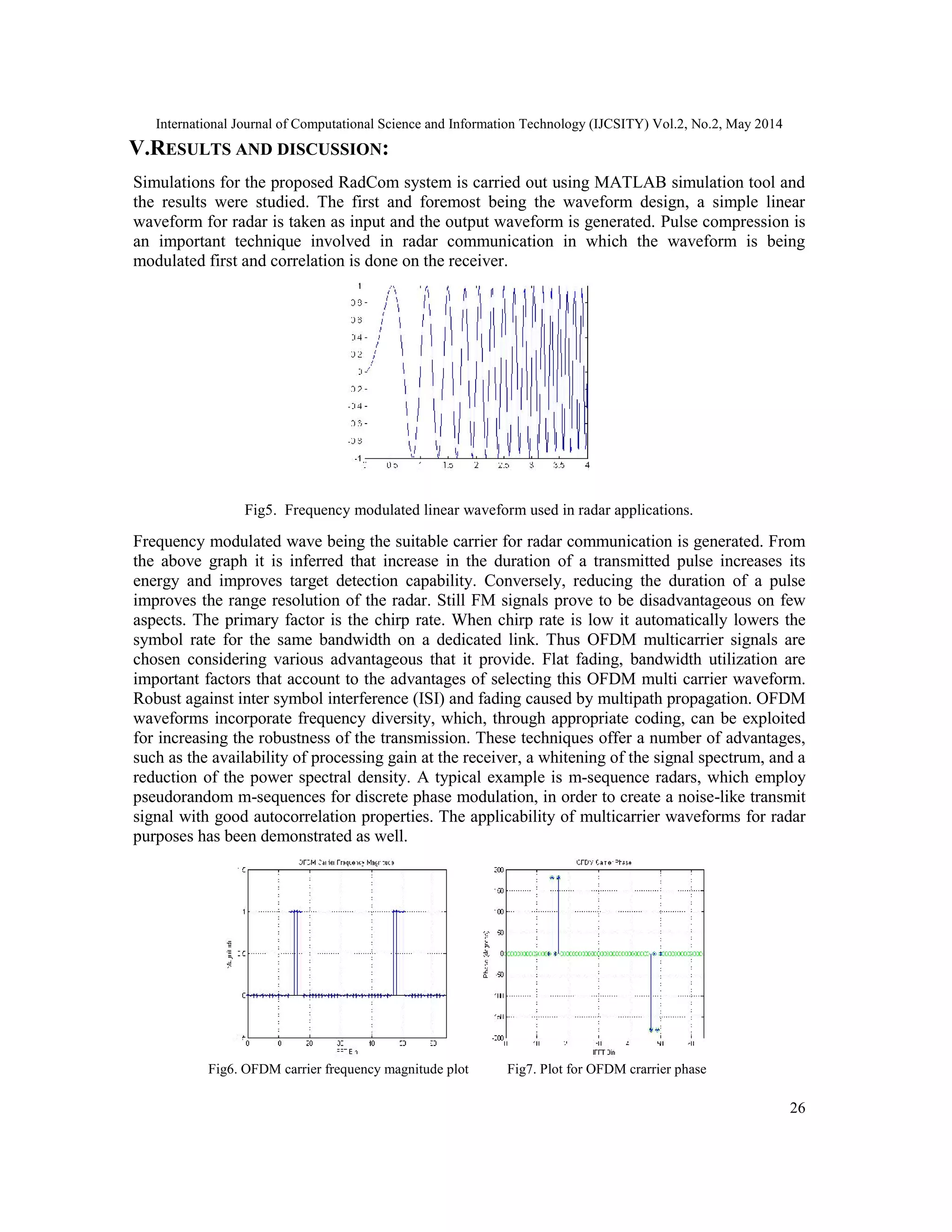Ofdm based radcom system with improved | PDF