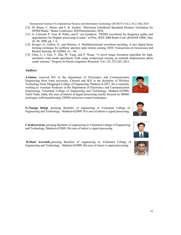 Ofdm based radcom system with improved | PDF