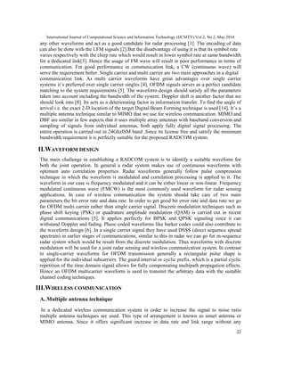 Ofdm based radcom system with improved | PDF