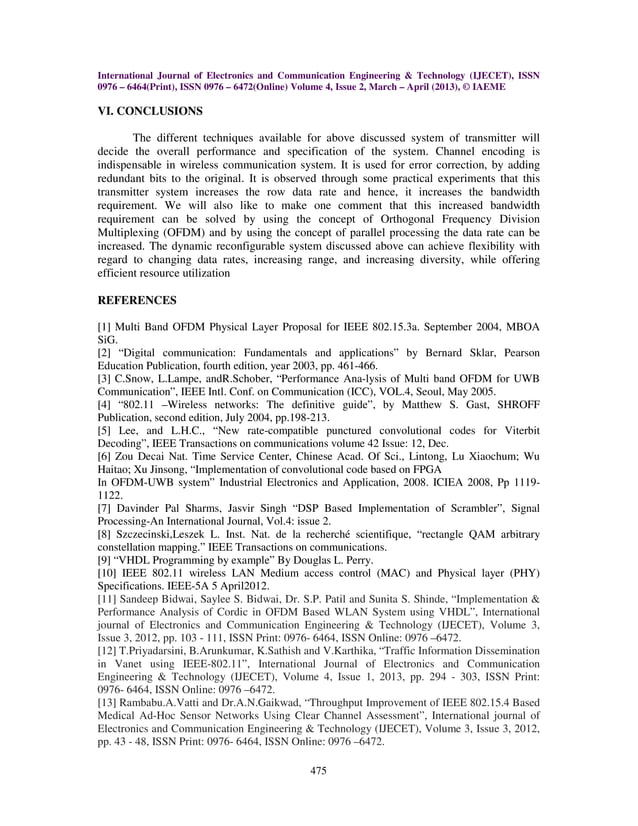 Ofdm Based Wireless Lan Transmitter Pdf