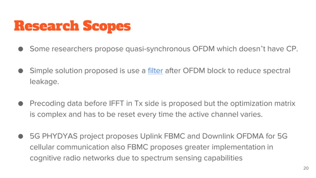 Multi Carrier Modulation OFDM & FBMC | PDF | Digital Audio | Computer ...