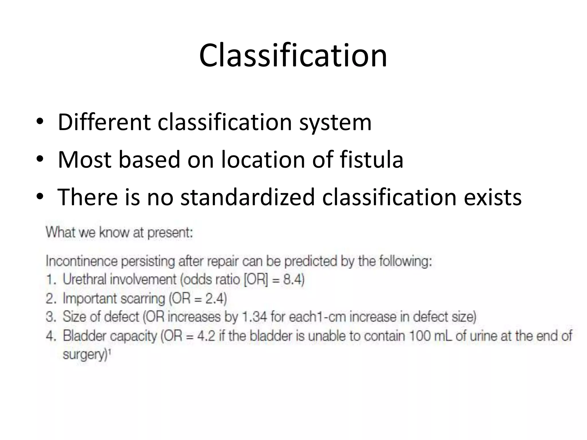 Obstetrics Fistula | PPTX