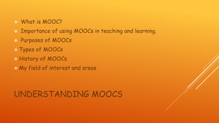 All about MOOCs | PPT