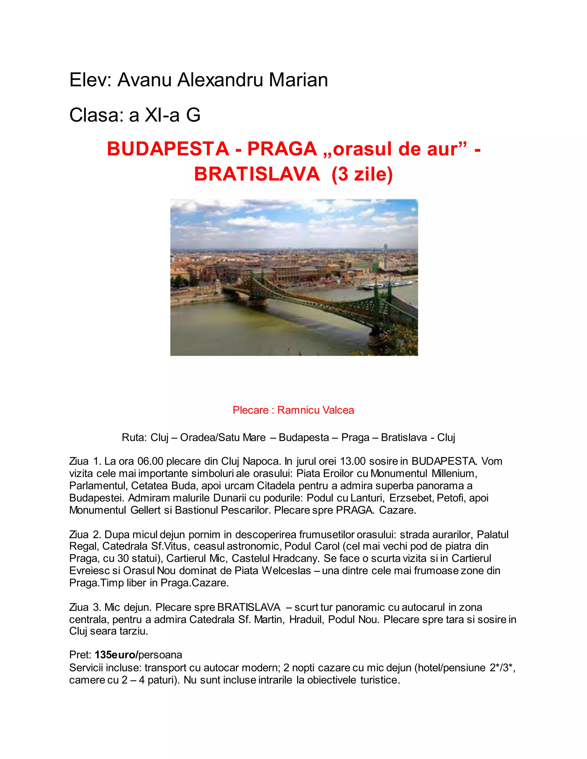 Oferta Avanu Alexandru Marian | PDF