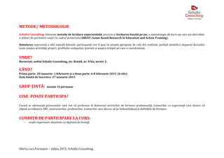 Brosura de prezentare curs Formator | PDF