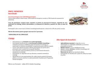 Brosura de prezentare curs Formator | PDF