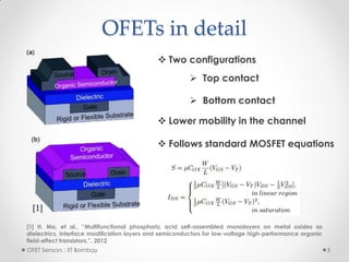 OFET sensors | PPT
