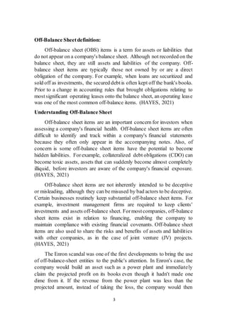 Off-Balance Sheet | DOCX