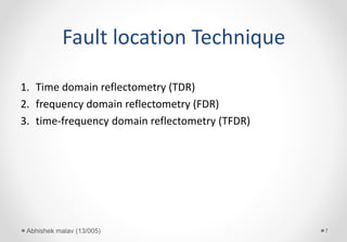 Off-line Fault Localization Technique on HVDC Submarine Cable via Time ...