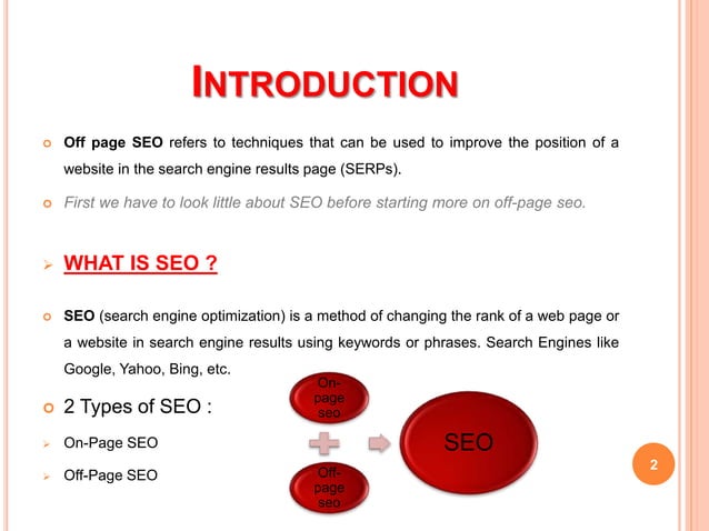 Off page seo | PPTX