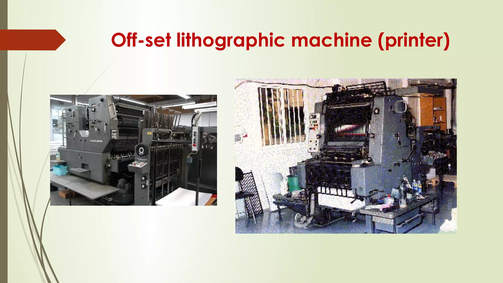 Off set lithography | PPT