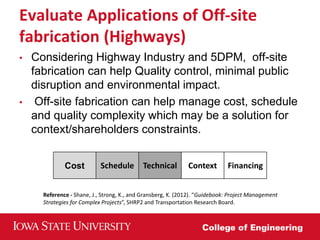 Off site fabrication | PPTX