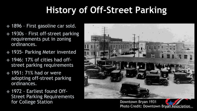 Off-Street Parking Standards | PPTX | Developmental Sites | Real Estate