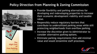 Off-Street Parking Standards | PPTX