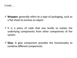 Off the-shelf components (cots) | PPTX