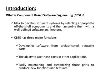 Off the-shelf components (cots) | PPTX