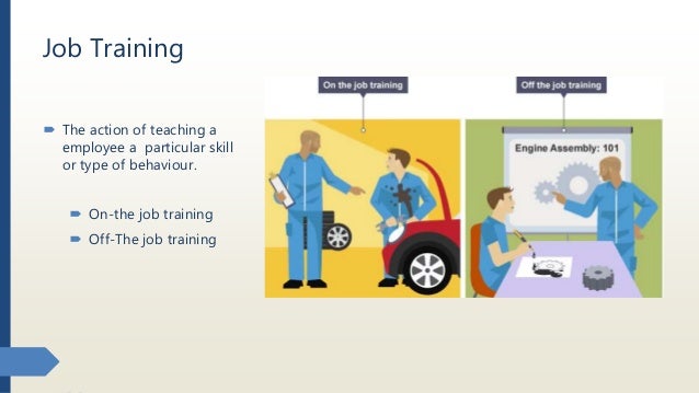 Off the job training