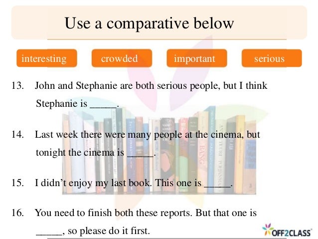 Teaching Comparative Adjectives: An ESL Lesson Plan | PPTX