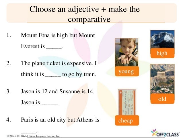 Teaching Comparative Adjectives: An ESL Lesson Plan | PPTX
