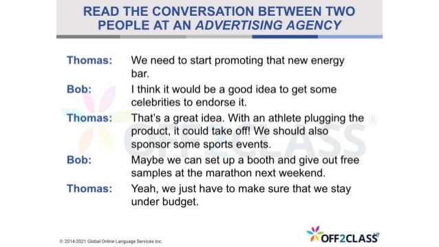 Teaching Business English: Advertising - Off2Class Lesson Plan | PPTX