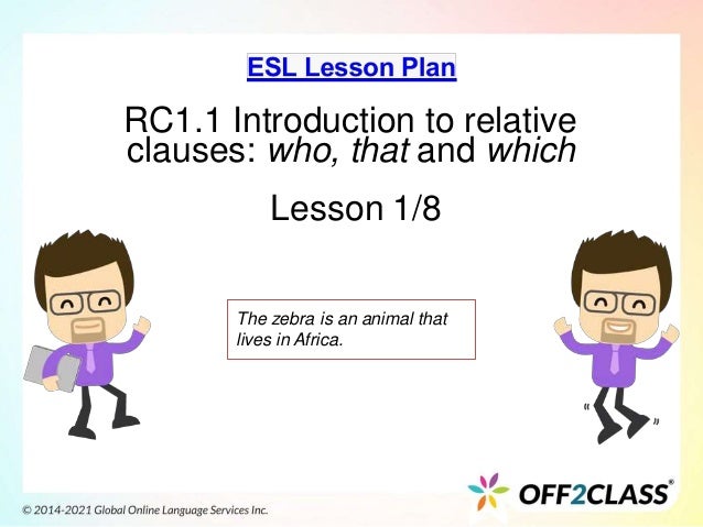 How To Teach Relative Clauses: An ESL Lesson Plan | PPTX | Food & Drink