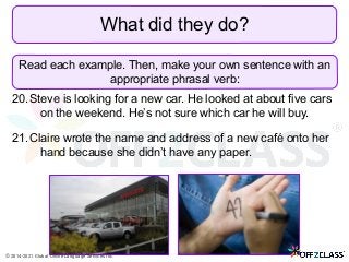 Phrasal Verbs – An Introductory Off2Class Lesson Plan For Your ESL Class