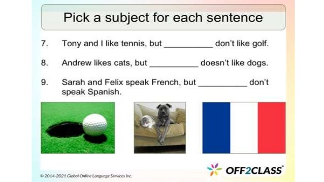 How To Teach Subject Pronouns: An Introductory ESL Lesson Plan | PPTX