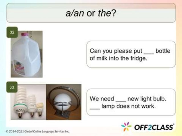 An ESL Lesson Plan On Articles: General vs. Specific | PPT