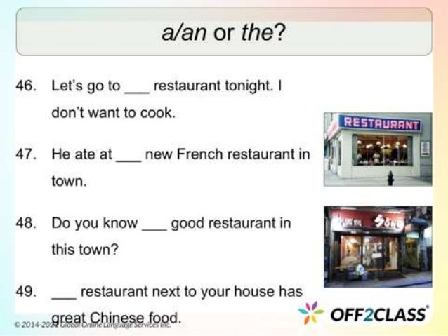 An ESL Lesson Plan On Articles: General vs. Specific | PPT
